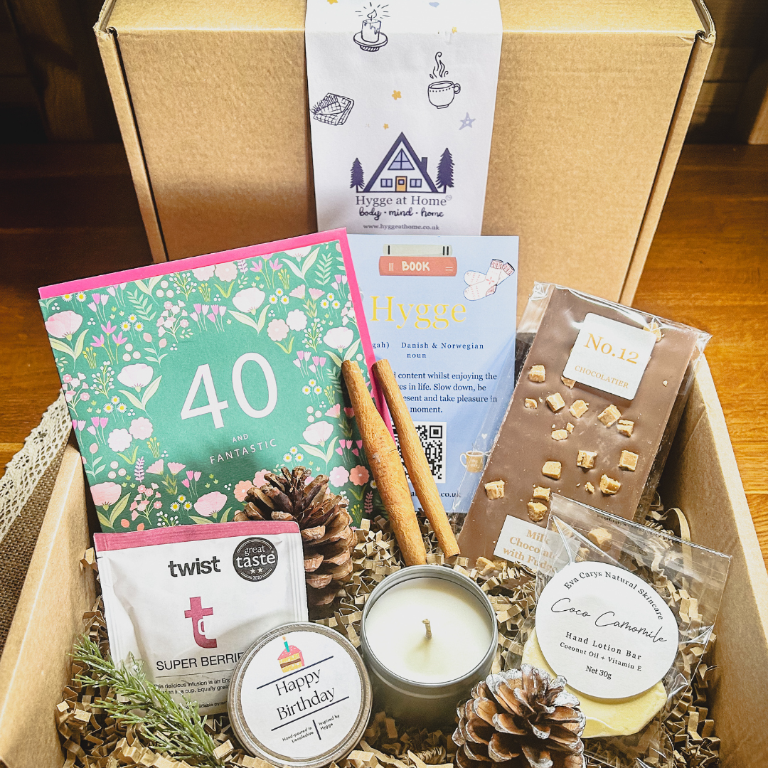 40th Birthday Gift Box UK | Thoughtful Milestone & Wellbeing Hamper ...